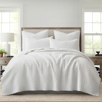 Rowan White Full/queen Quilt Set- Homthreads By Levtex Home : Target