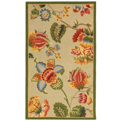 Chelsea Hk331 Hand Hooked Accent Rug - Sage - 2'9"x4'9" - Safavieh ...