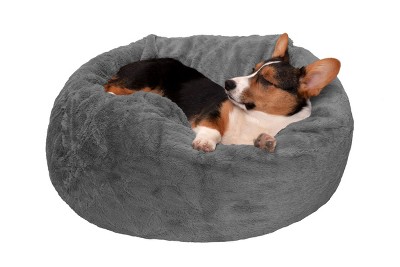 Furhaven Round Plush Ball Dog Bed : Target