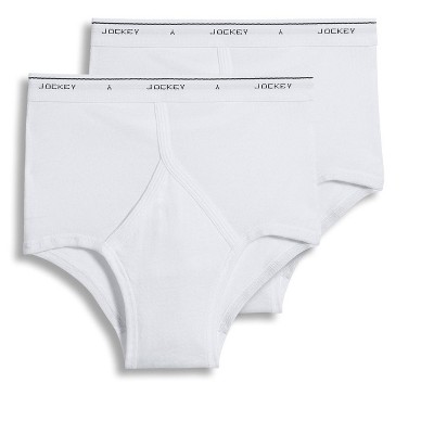 Jockey Men's Tall Man Classic Brief - 2 Pack 42 White : Target