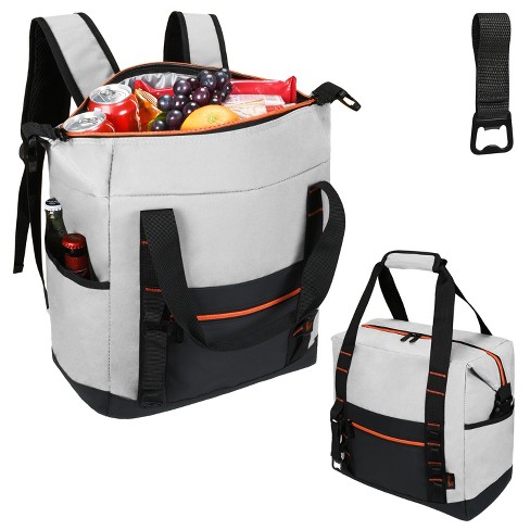 22qt/36 Cans Backpack Cooler, Soft Sided Cooler - Tirrinia™ Gray : Target