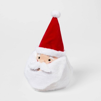 Northlight Red And White Plush Unisex Adult Santa Hat Christmas Costume ...
