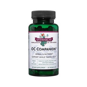 Vitanica OC Companion, Oral Contraceptive Support, Vegan, Non-GMO, 60 ...