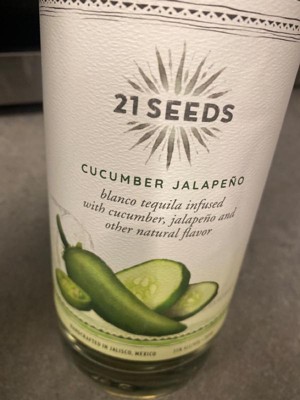 21 Seeds Cucumber Jalapeno Infused Blanco Tequila - 750ml Bottle : Target