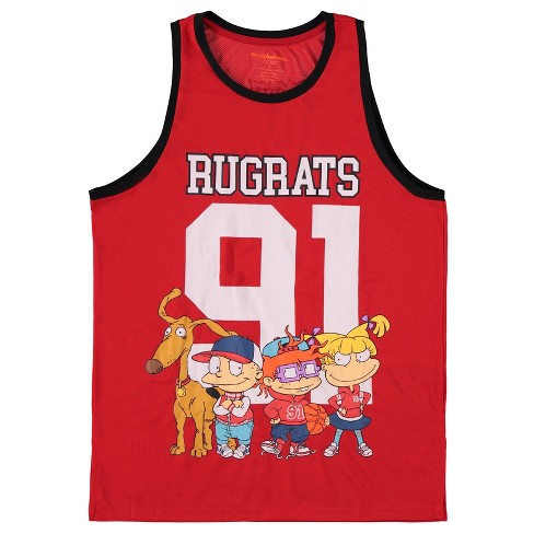 Mens Nickelodeon 90's Classic Tank - Rugrats Jersey - Reptar, Tommy ...