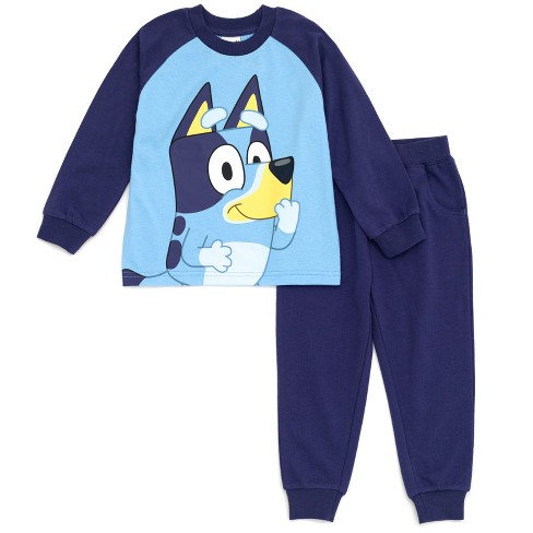 Bluey T-shirt And Jogger French Terry Pants Outfit Set Toddler To ...