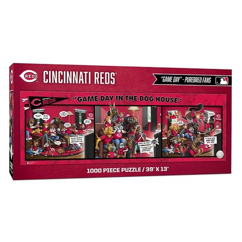 Mlb Cincinnati Reds Game Day In The Dog House Puzzle - 1000pc : Target