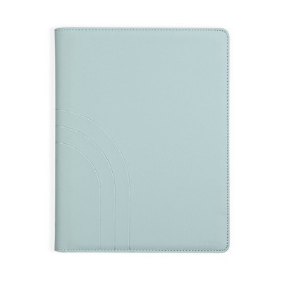 Padfolio With Notepad Letter Size Tan - Blue Sky: Faux Leather ...