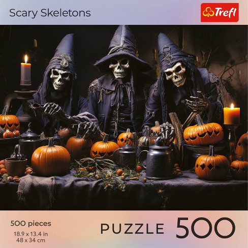Trefl Halloween Scary Skeletons Jigsaw Puzzle 500pc : Target