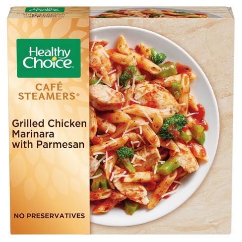 Healthy Choice Café Steamers Frozen Grilled Chicken Marinara With ...