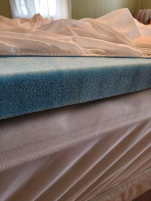 Full 2" Cool Touch Memory Foam Mattress Topper - Threshold™ : Target