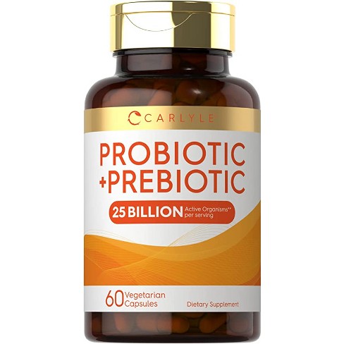 Carlyle Prebiotic & Probiotic For Women & Men | 25 Billion Cfu | 60 ...