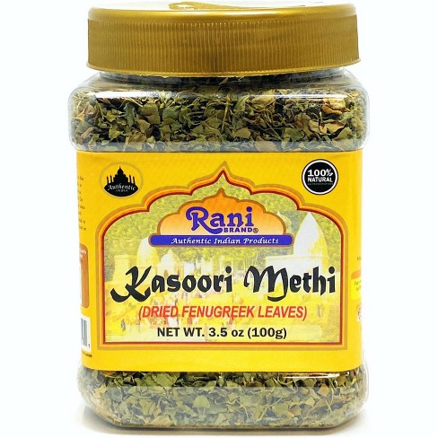 Fenugreek Leaves Dried (kasoori Methi) - 3.5oz (100g) - Rani Brand ...