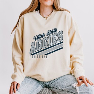 Utah State Aggies Football - Women's Lightweight Garment Dyed ...