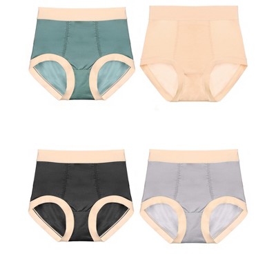 Agnes Orinda Women's Plus Size No Show Laser Cut Stretchy High Waist ...