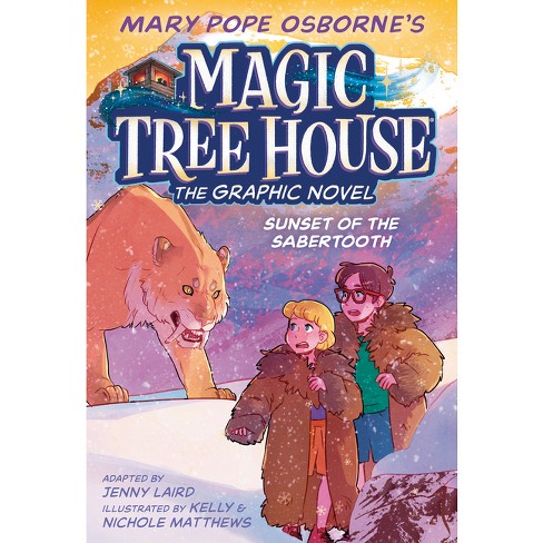 Sunset Of The Sabertooth Graphic Novel - (magic Tree House (r)) By Mary ...