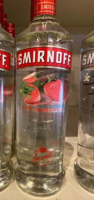 Smirnoff Strawberry Flavored Vodka - 750ml Bottle : Target