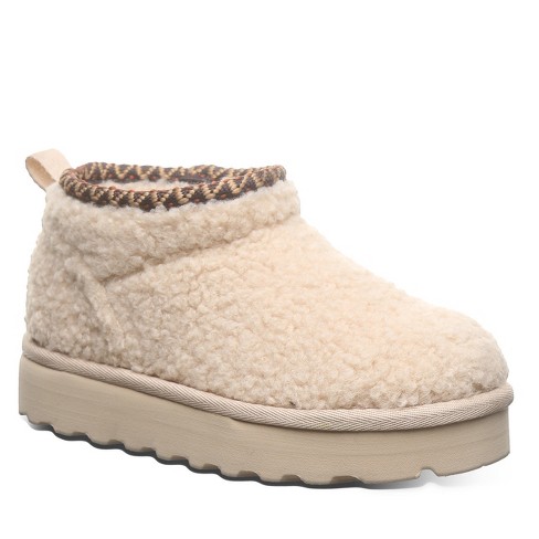 Bearpaw Kids' Snuggle Daphne Deco Youth Boots | Oat | Size 3 : Target