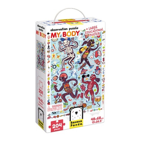 Banana Panda Observation Puzzle, My Body, Ages 7+ : Target