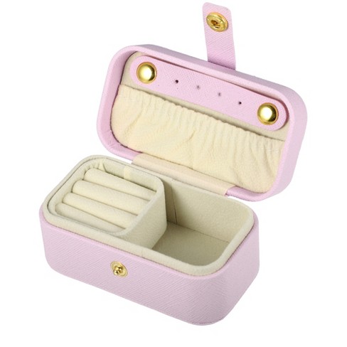 Unique Bargains Mini Square Jewelry Box For Travel Purple 1 Pc : Target