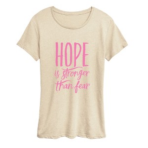 Women's - Instant Message - Hope Is Stronger Than Fear Short Sleeve ...
