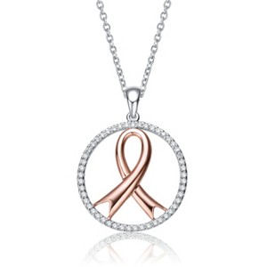 Guili Teens/Young Adults Two Tone Rose Gold and White Gold Plated ...