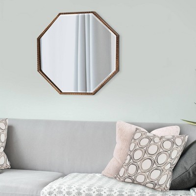 Howard Elliott 28"x28" Bastian Octagon Wall And Accent Mirror : Target