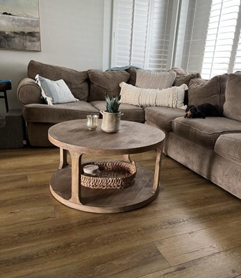 Castalia Round Natural Wood Coffee Table - Threshold™ : Target