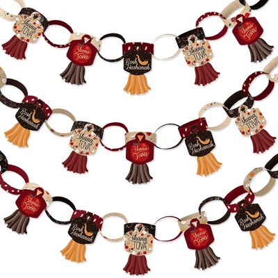 Big Dot Of Happiness Rosh Hashanah - New Year Bunting Banner - Party ...