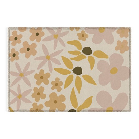 Urban Wild Studio Black Coffee Morning Tan Outdoor Rug - Deny Designs ...