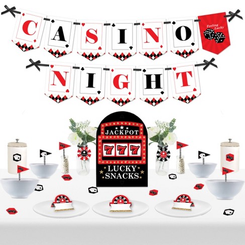 Casino party decorations store