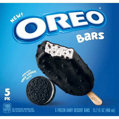 Oreo Ice Cream Bar Frozen Desserts - 5ct/13.7 Fl Oz : Target