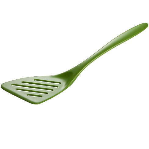 Gourmac 12-inch Melamine Slotted Turner Spatula, Green : Target