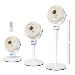ROVSUN 40inch Standing Fan for Bedroom,3-in-1 Pedestal & Tabletop Fan ...