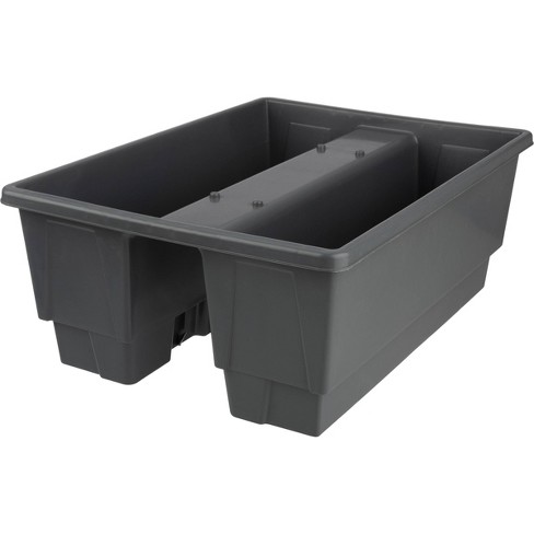 Pure Garden Railing Planter Flower Box With Drainage Insert Rectangular ...