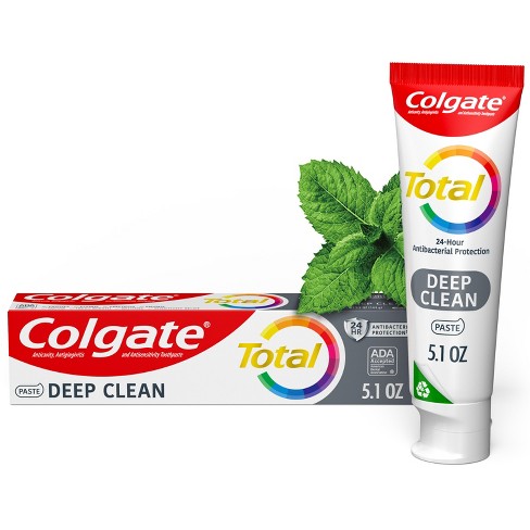 Colgate Total Deep Clean Whitening Toothpaste - Mint - 5.1oz : Target