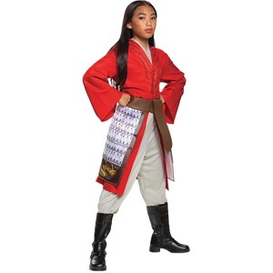Girl's Deluxe Mulan Hero Red Dress Costume : Target