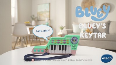 Kids Toys VTech Bluey's Keytar Toy - Musical Keyboard With 10 Songs ...