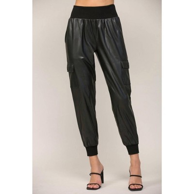 Women's Leather Cargo Jogger - Fate S : Target