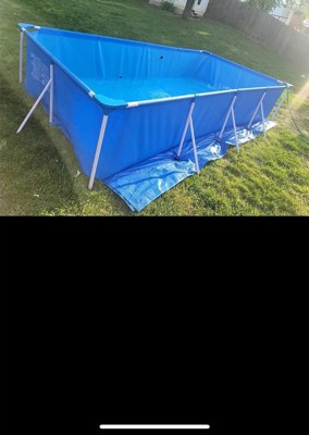 Bestway Steel Pro 13 Foot x 32 Inch Rectangular Above Ground Outdoor ...