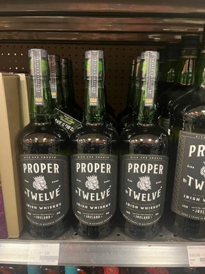 Proper No. Twelve Irish Whiskey - 750ml Bottle : Target