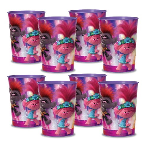 Birthday Express Trolls World Tour Plastic Favor Cup : Target