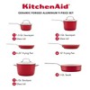 Kitchenaid 9pc Ceramic Forged Aluminum Nonstick Cookware Set : Target