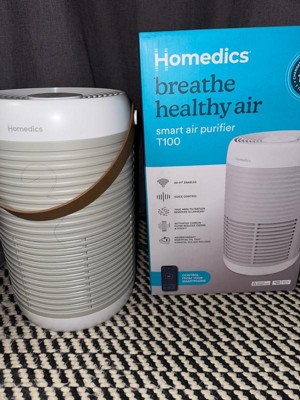 Homedics Smart True Hepa Large Room Air Purifier White : Target