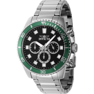 Invicta 46051 Men's Pro Diver Chronograph Black Dial Steel Watch : Target