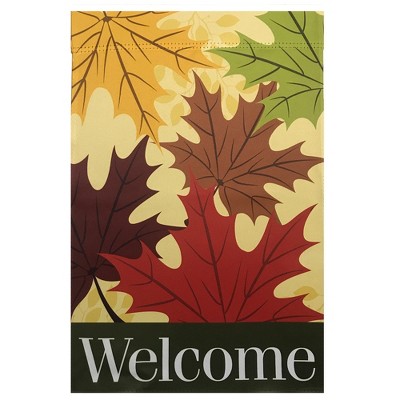 Water Pump And Cardinals Fall House Flag Autumn Leaves 28" X 40 ...