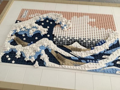 Lego Art Hokusai – The Great Wave Wall Art Adults Set 31208 : Target