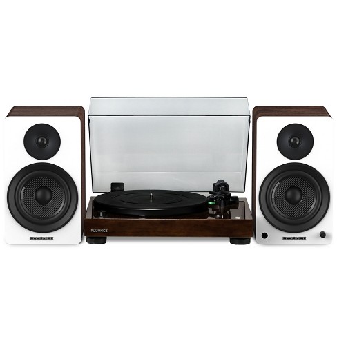 Fluance Rt81 Elite High Fidelity Vinyl Turntable And Ai61 Powered 6.5 ...