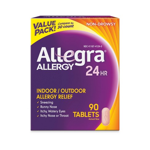 Equate Non-Drowsy Allergy Relief Tablets, 60 Tablets, Count, 50% OFF