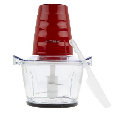 Kitchen Hq Mini Chopper With 34 Oz. Glass Bowl Refurbished Red : Target